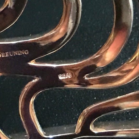 Jewelry | Pre Owned Breuning Wavy Cutout Cuff Bracelet | Poshmark